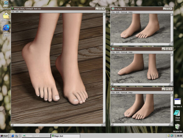 Sims 4 FEET 6V at Magic-bot - CC The Sims