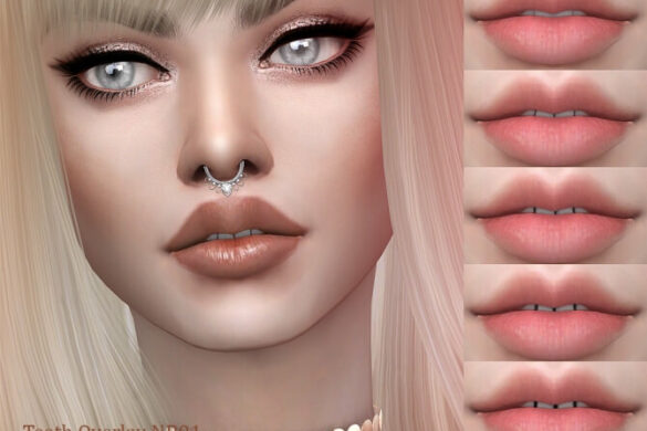 Sims 4 Vampire Teeth by BAkalia - CC The Sims