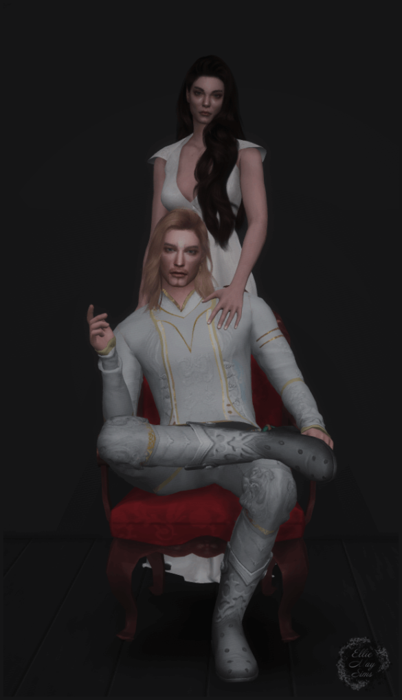 The Sims 4 sketches p3 zeus and hera 2 poses for couple - CC The Sims