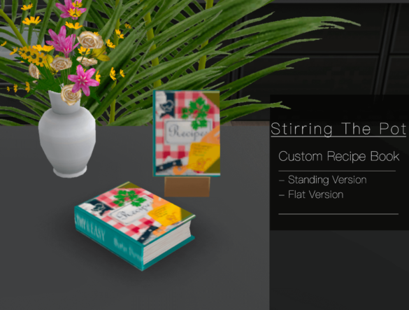 [Update] Stirring The Pot – Custom Recipe Book - CC The Sims