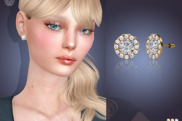 TS4 Cassandra Basic Nipple Piercing Set - CC The Sims