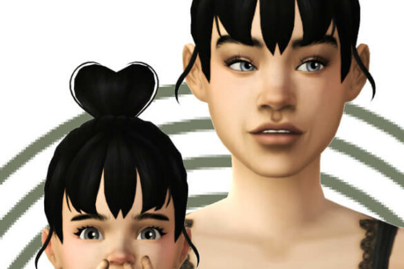 kotehok hair 099 - CC The Sims