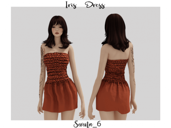 Iris Dress - The Sims 4 - CC The Sims