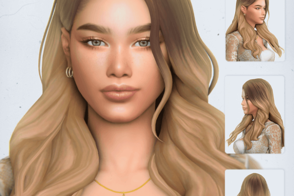 irene hair maxis match - CC The Sims