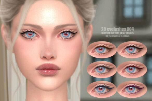 delicate eyelashes - CC The Sims
