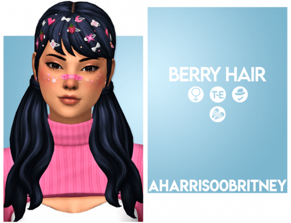 Berry Hair aharris00britney - CC The Sims