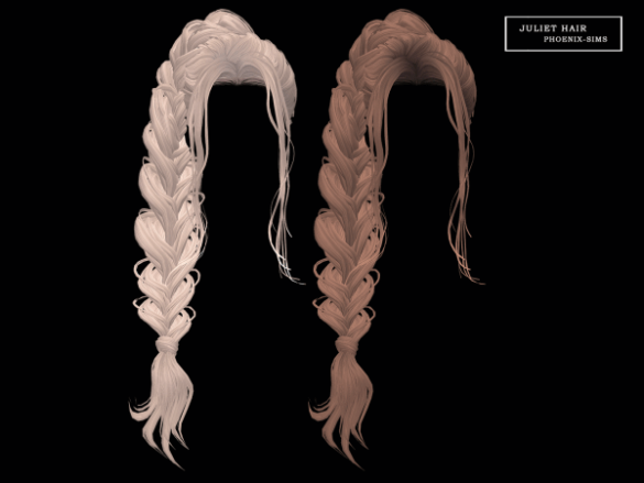 juliet hair - CC The Sims