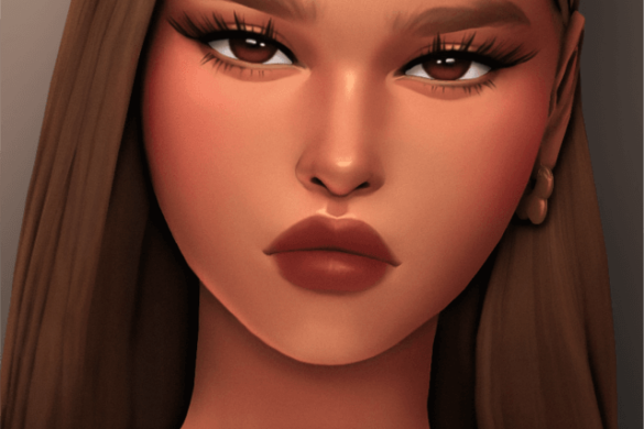 Maxis Match 2D Eyelashes N48 - CC The Sims
