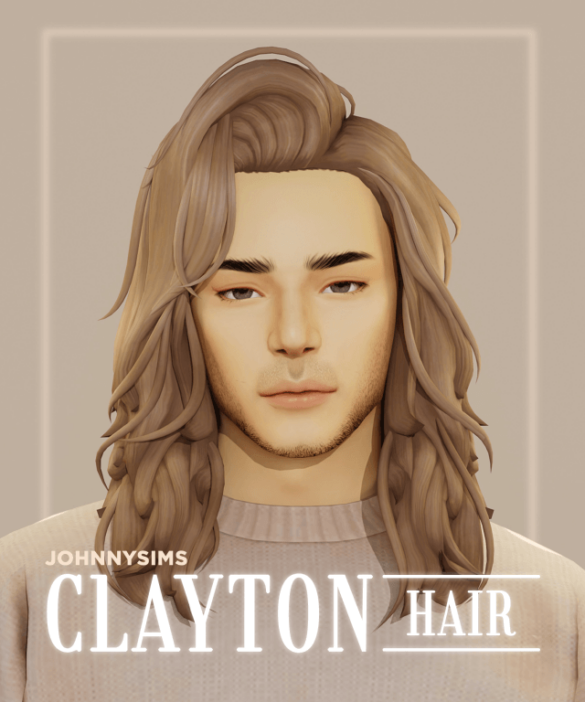 CLAYTON HAIR - CC The Sims