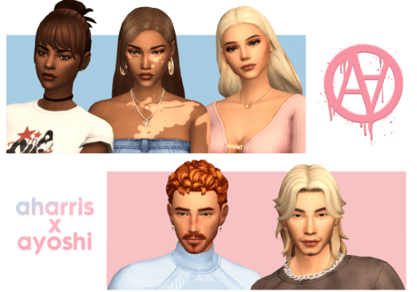 AxA 2023 50+ Items - CC The Sims