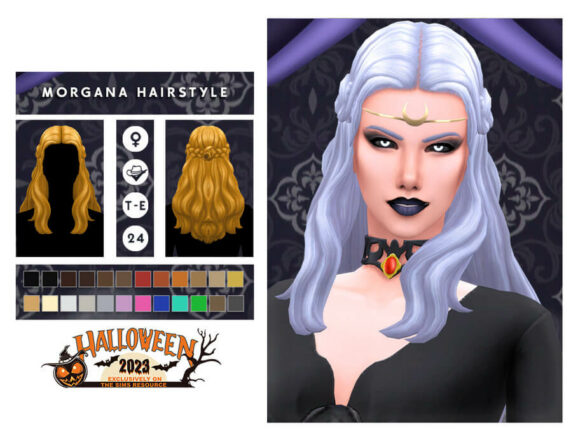 Morgana Hairstyle - CC The Sims