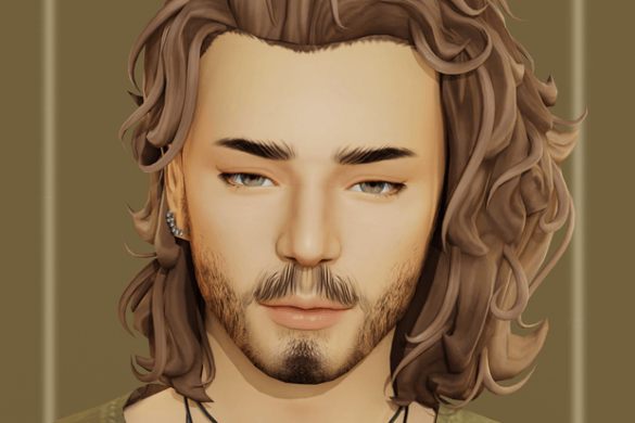 The Sims 4 alligator blood hairstyle - CC The Sims