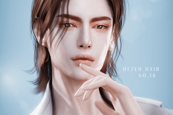 The Sims 4 alligator blood hairstyle - CC The Sims