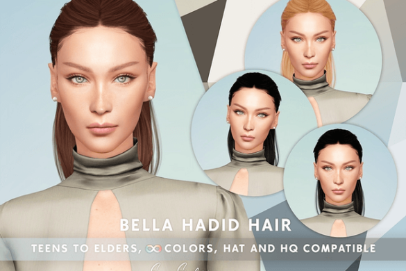 BADDDIESIMS VALENTINE HAIRS COLLECTION - CC The Sims