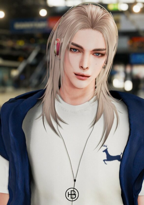 MoooD Hair N91 - VER1 - CC The Sims