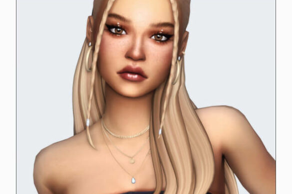 TS4 GOTHIC LACE-UP SKIRT - CC The Sims