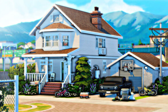 The Sims 4 Home Sweet Home at Ruby Red - CC The Sims