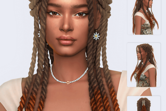 BADDDIESIMS VALENTINE HAIRS COLLECTION - CC The Sims