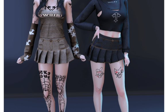 Ashley Graham outfit by destruam - CC The Sims