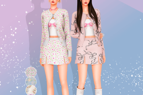 Miss anime outfit - CC The Sims