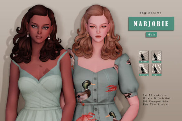 Sybil Hairstyle by simstrouble - CC The Sims