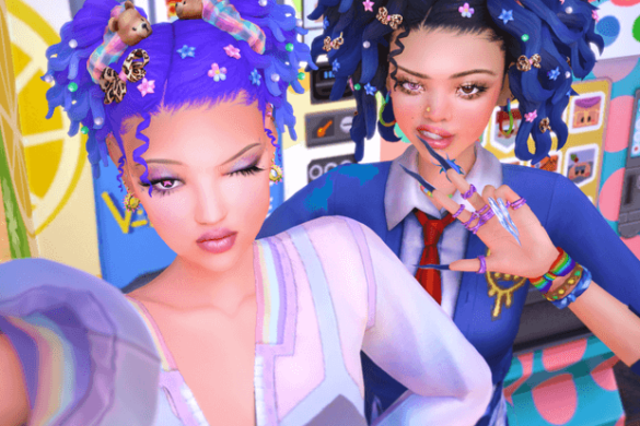 LIN-DIAN_Wait-Hair Set - CC The Sims