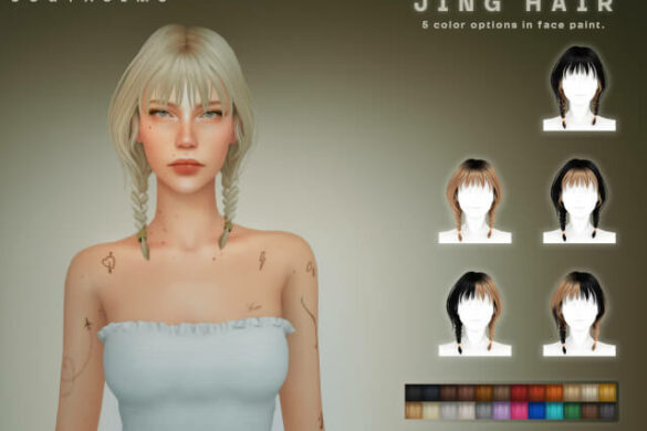 kotehok hair 099 - CC The Sims
