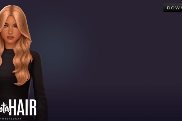 brandy hair - CC The Sims