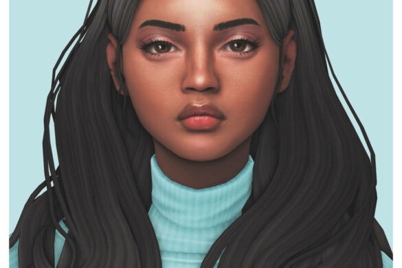 Mia Hair Universal Overlay - CC The Sims