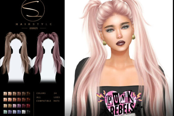 brandy hair - CC The Sims