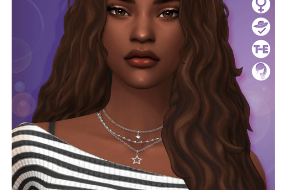 brandy hair - CC The Sims