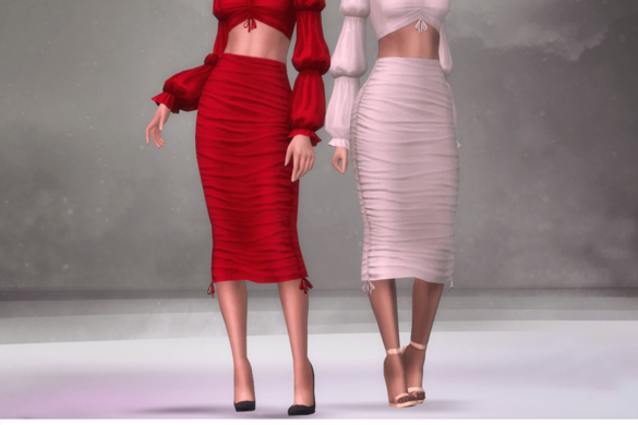 4w25 - Silk Panties - CC The Sims