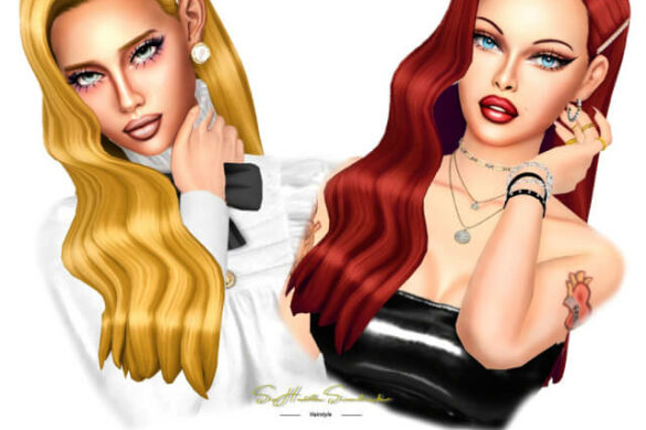 brandy hair - CC The Sims