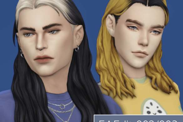 Mia Hair Universal Overlay - CC The Sims