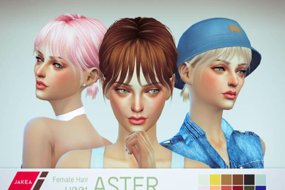 kotehok hair 099 - CC The Sims