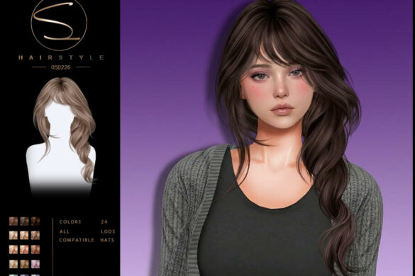 MoooD Hair N87 - VER1 - CC The Sims